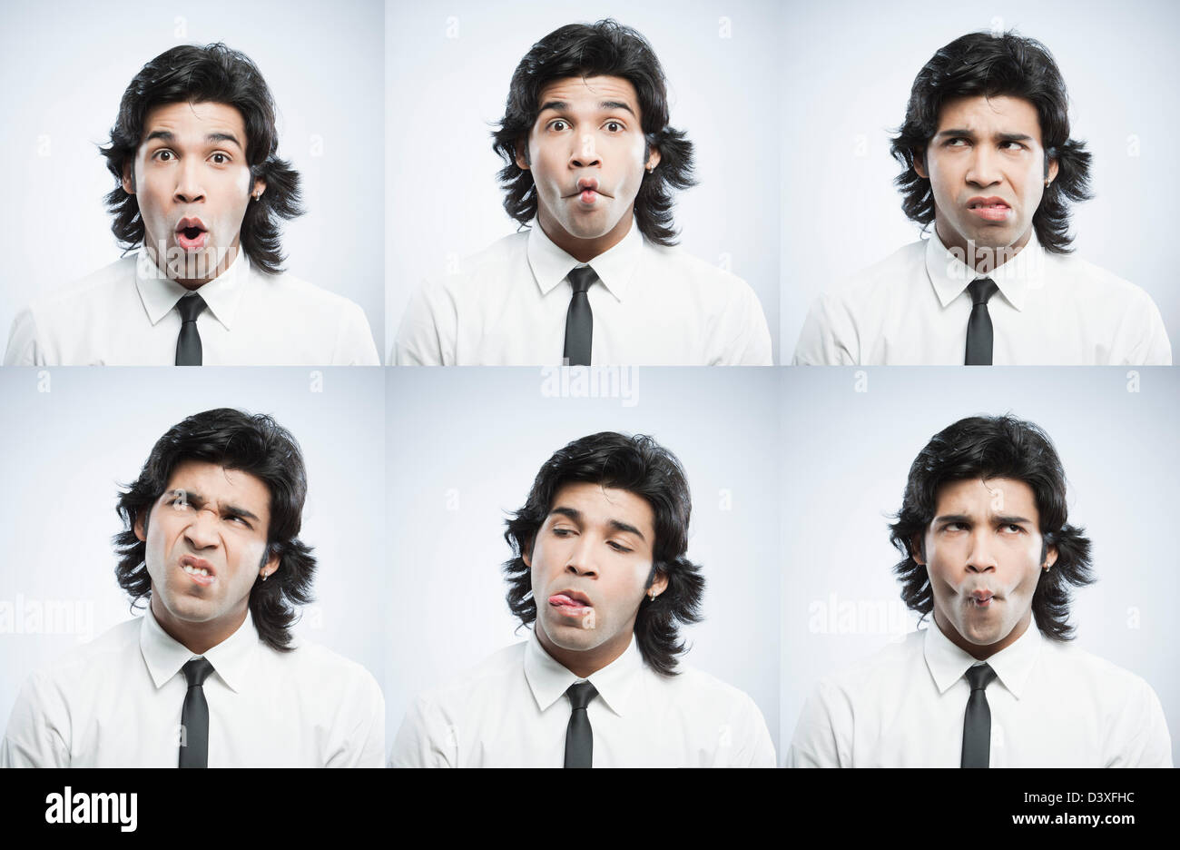 Funny facial expressions Banque de photographies et d’images à haute ...