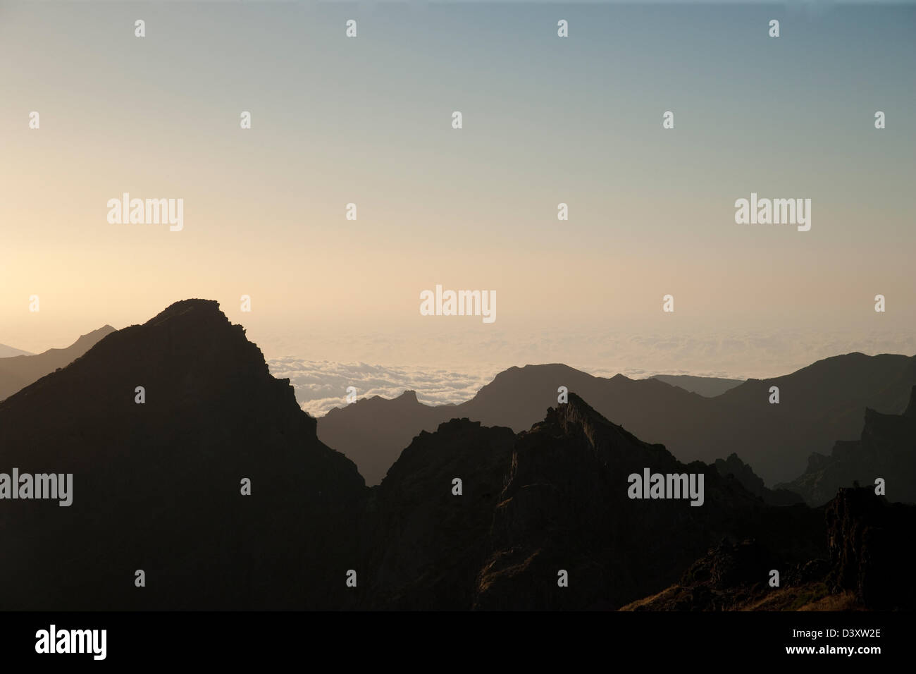 Pico do Gato, Portugal, vue du Pico do Gato Photo Stock - Alamy