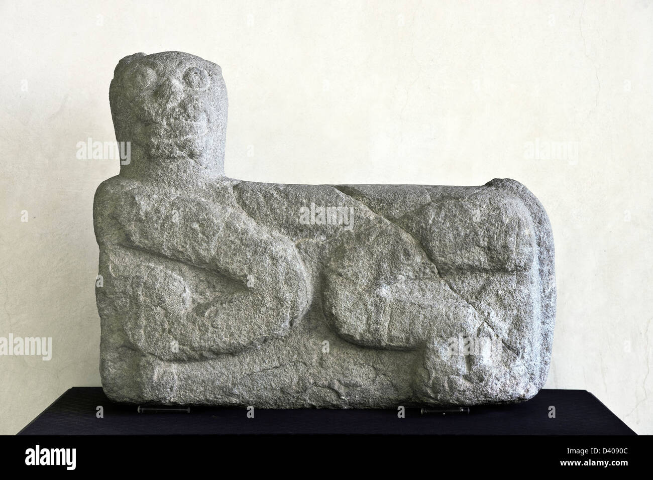 Précolombien art mésoaméricain superbe jaguar chac mool statue en ...