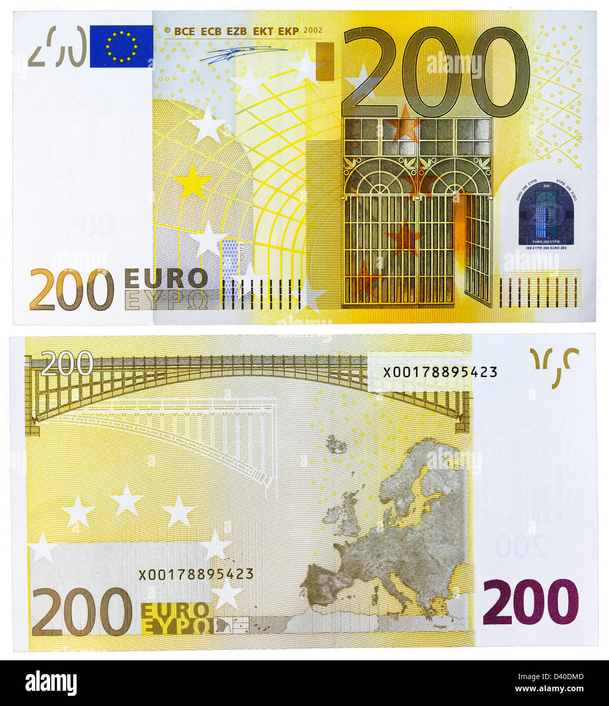 200 euro banknotes Banque de photographies et d’images à haute ...