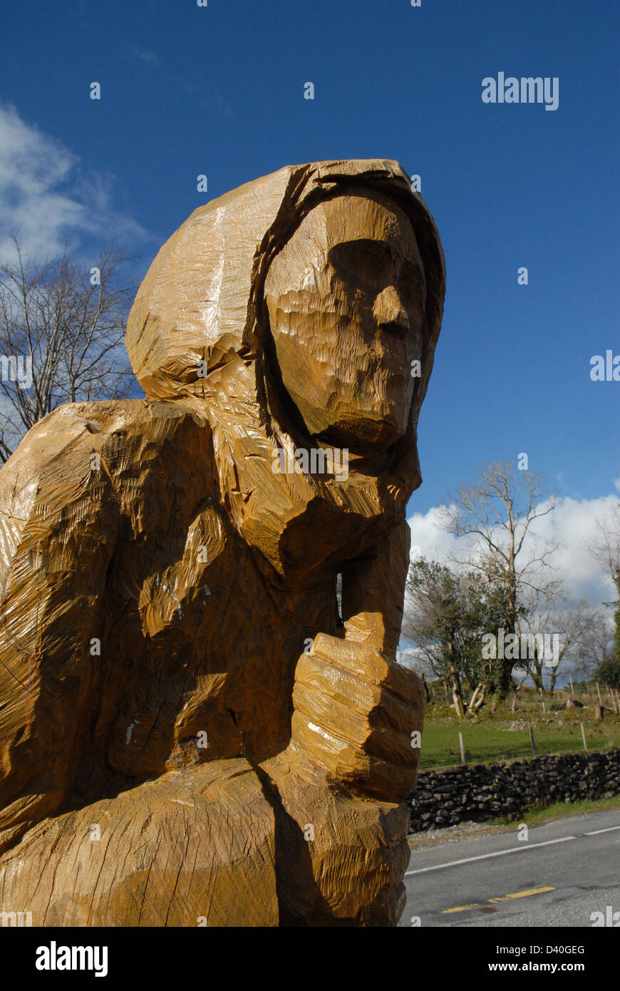 Celtic druid statue Banque de photographies et d’images à haute ...
