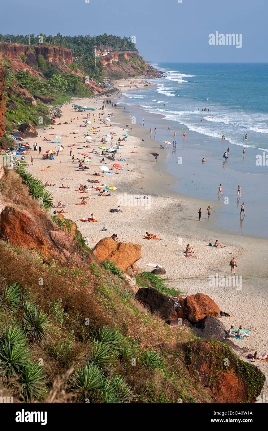 Varkala kerala inde paysage kerala varkala Banque de photographies et d ...