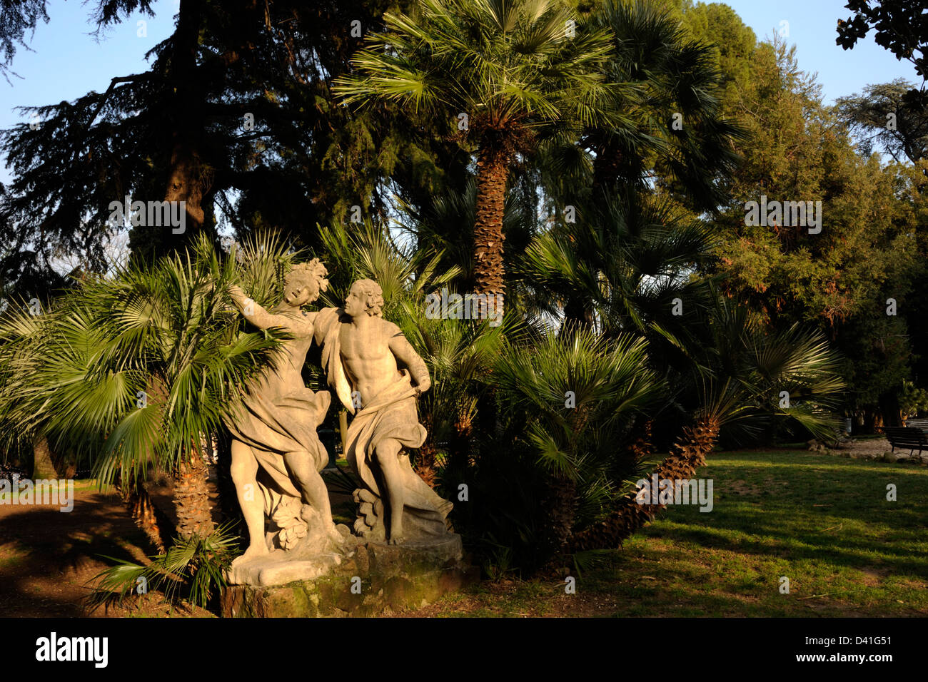 Parc de la villa sciarra Banque de photographies et d’images à haute ...