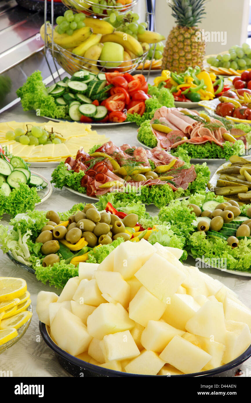 Buffet froid Banque de photographies et d’images à haute résolution - Alamy