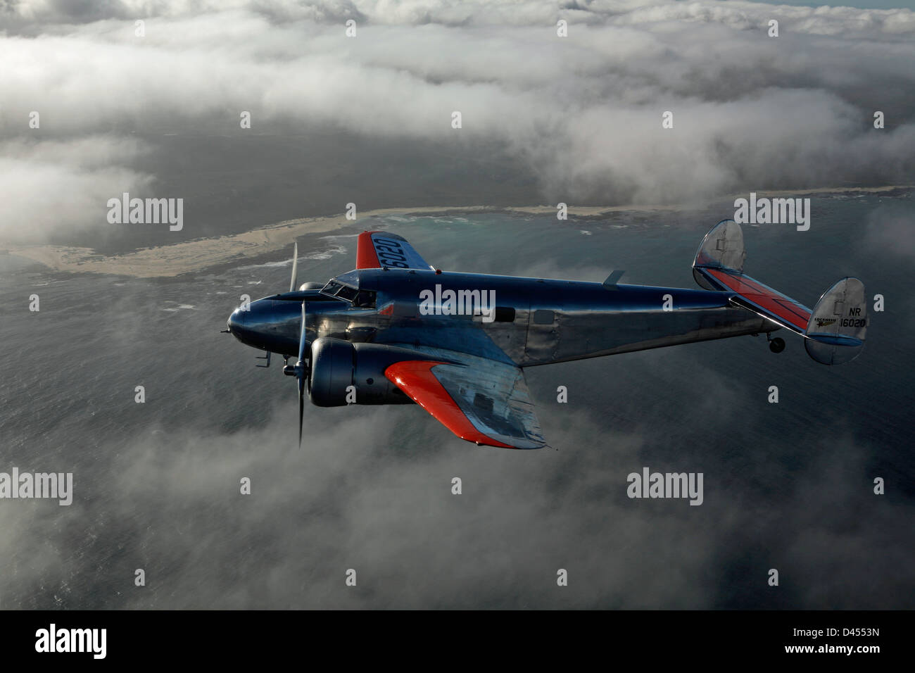 Lockheed Electra 12A, Twin propeller airplane Photo Stock - Alamy