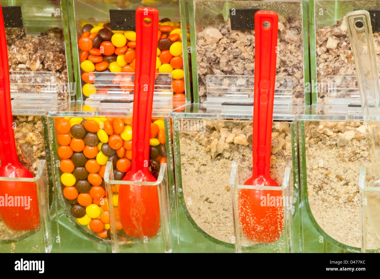 ‎Frozen garnitures yaourt bar. Garnitures yogourt allant des fruits ...