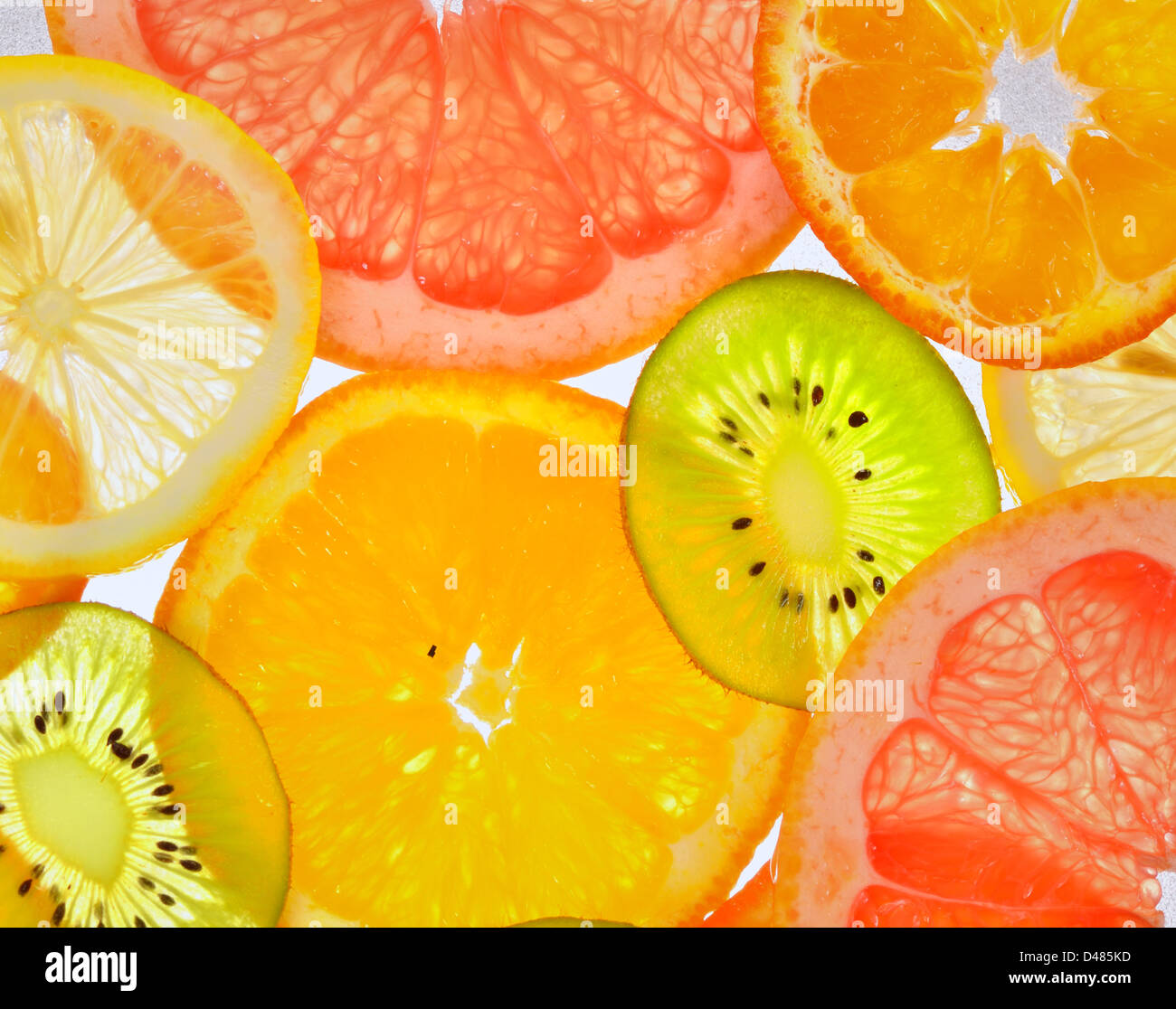 Tranches de fruits Banque de photographies et d’images à haute ...