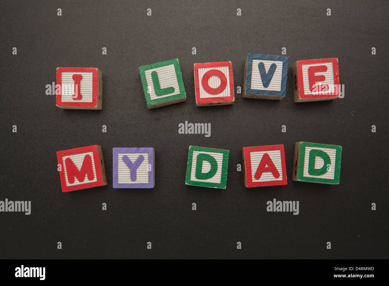 Papa je t'aime Banque de photographies et d’images à haute résolution ...