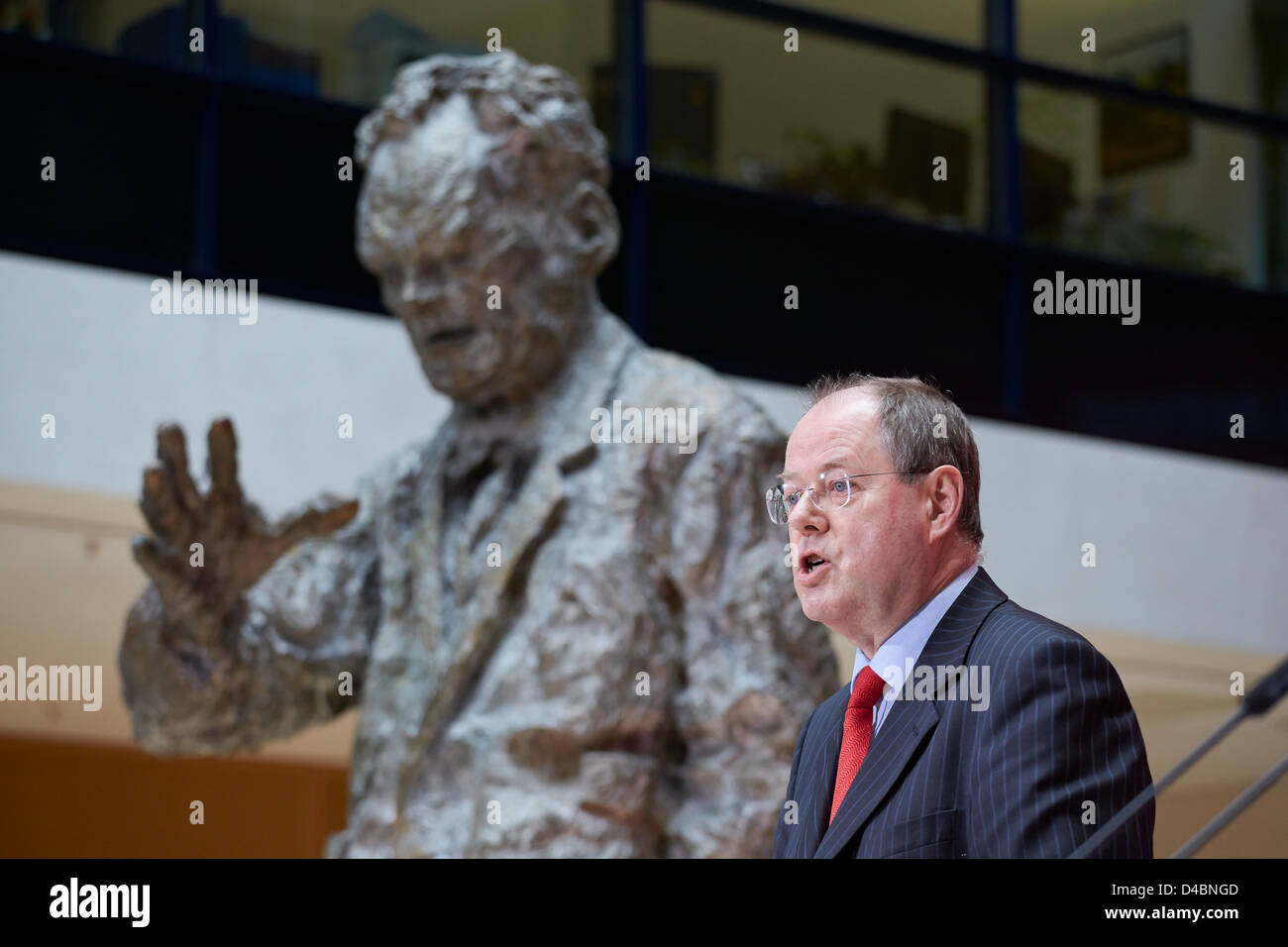 Berlin, Allemagne. 11 mars, 2013. Peer Steinbrück, candidat de ...