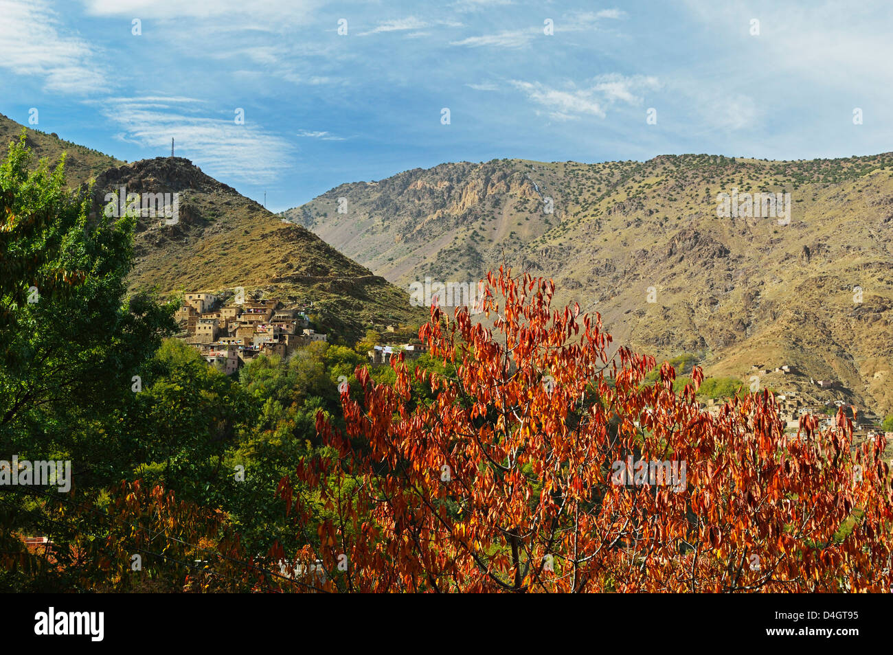 Maroc Hautes Montagnes De L'atlas Banque d'image et photos - Alamy