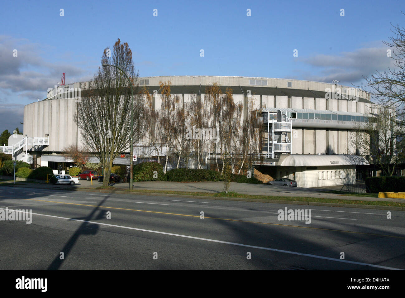 Le Pacific Coliseum, représenté à Vancouver, Canada, le 18 novembre ...
