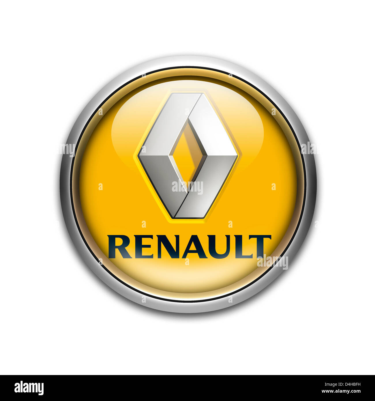 Logo drapeau icône symbole renault Photo Stock - Alamy