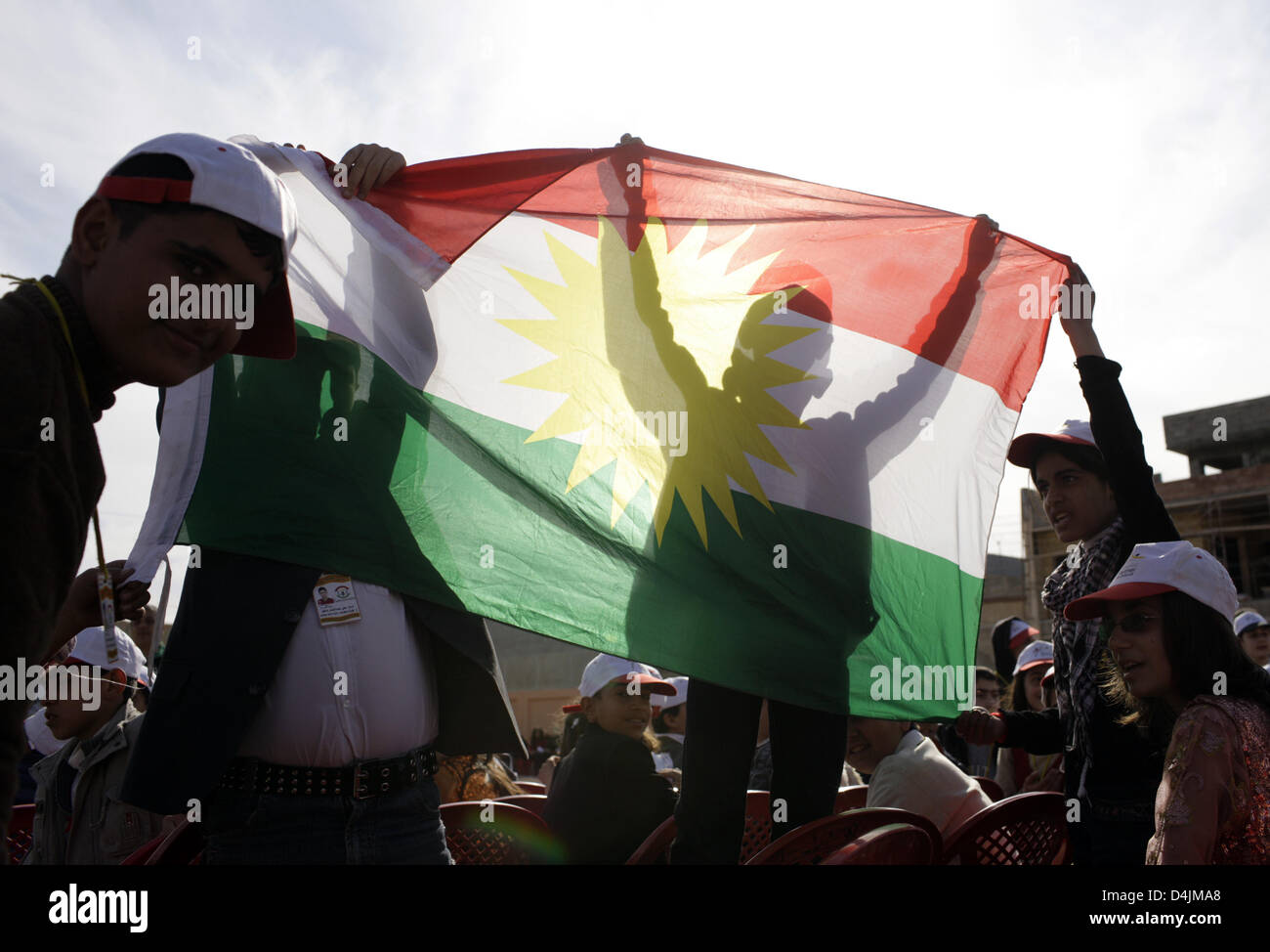 Erbil flag Banque de photographies et d’images à haute résolution - Alamy