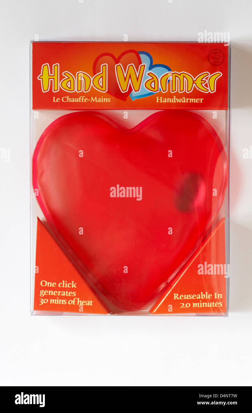 Chauffe mains en forme de coeur Banque de photographies et d’images à ...