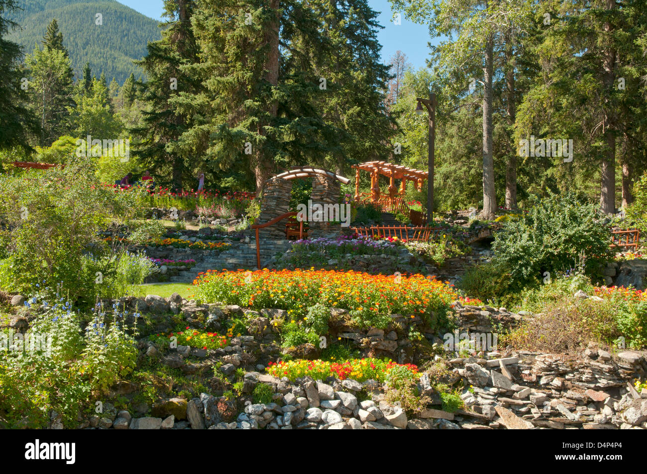 Canada banff cascade gardens Banque de photographies et d’images à ...