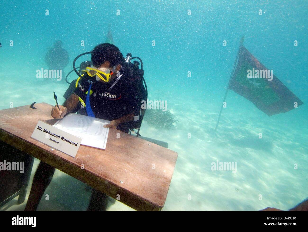 Mohamed nasheed Banque de photographies et d’images à haute résolution ...