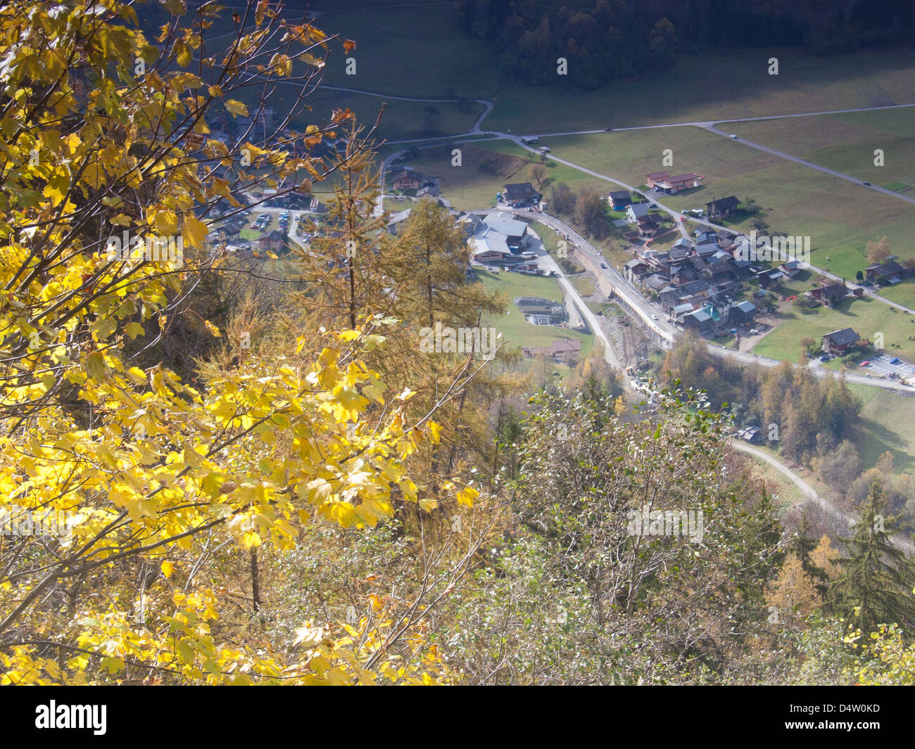 Val de bagnes en automne Banque de photographies et d’images à haute ...