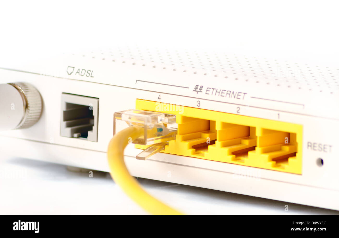 Modem adsl Banque de photographies et d’images à haute résolution - Alamy