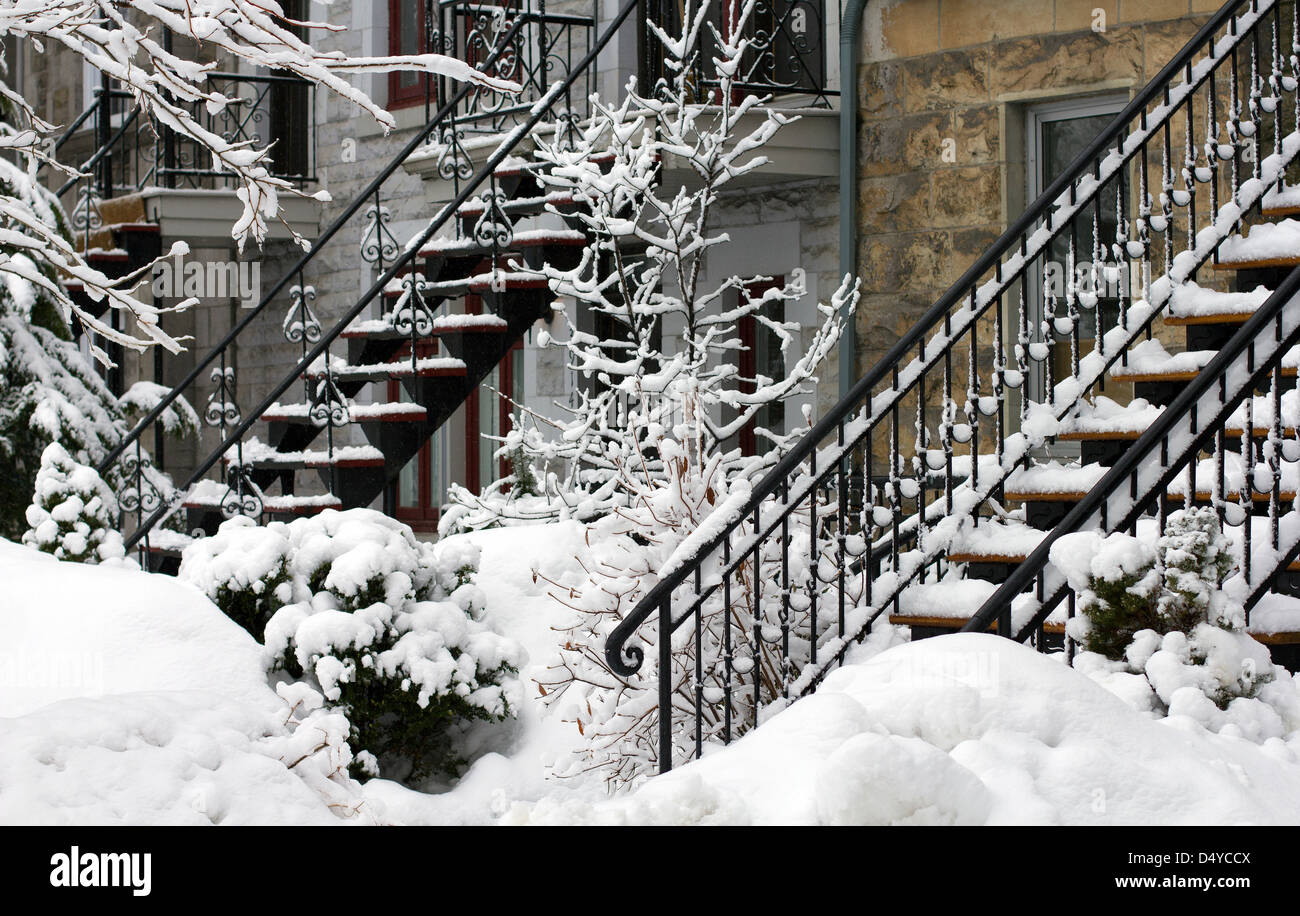 Montreal neige Banque de photographies et d’images à haute résolution ...