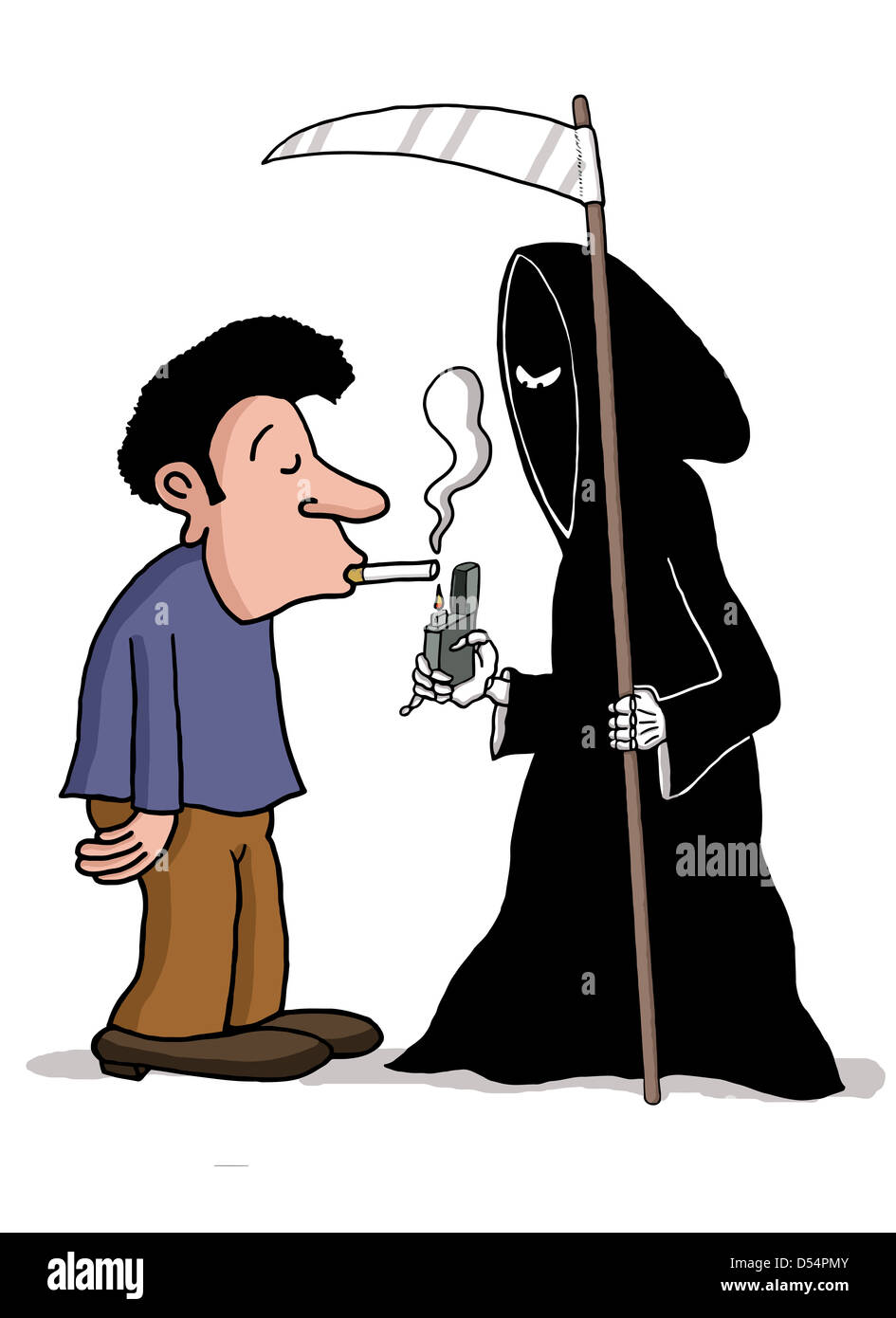 Arrêter de fumer humour Banque de photographies et d’images à haute ...