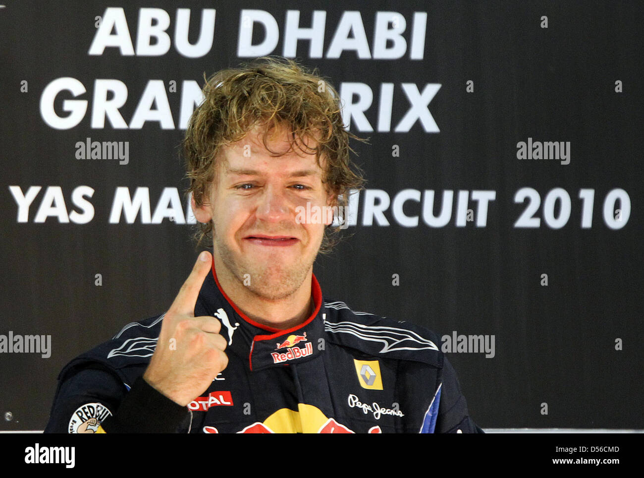 Le Champion du Monde de Formule 1 2010, l'Allemagne de Sebastian Vettel ...