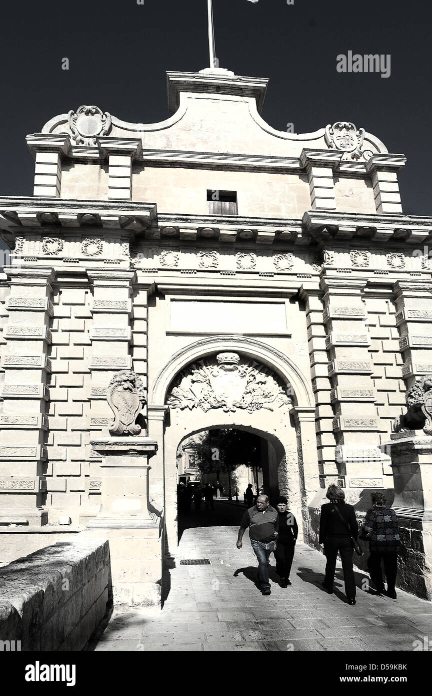 Mdina gate Banque de photographies et d’images à haute résolution - Alamy