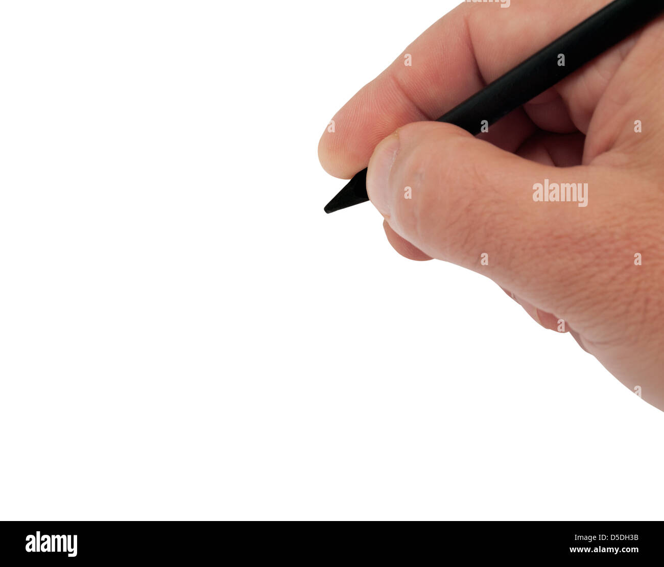 Main avec un crayon Banque de photographies et d’images à haute ...