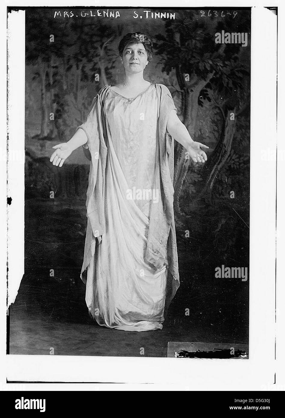 Portrait de l'actrice Glenna Smith Tinnin, prise lors de son ...