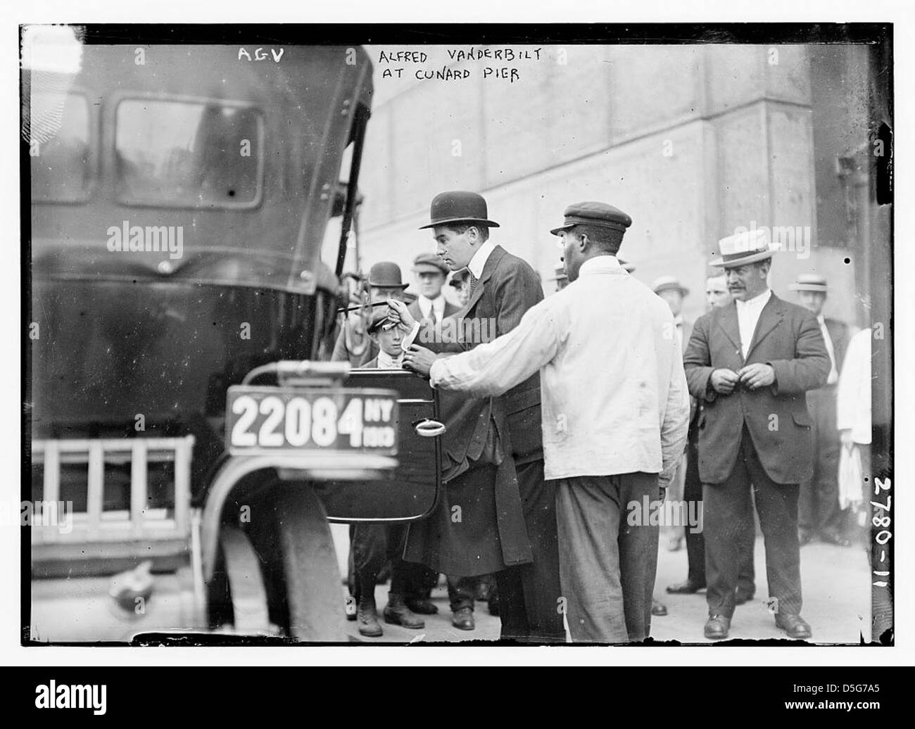 Alfred gwynne vanderbilt Banque d'images noir et blanc - Alamy