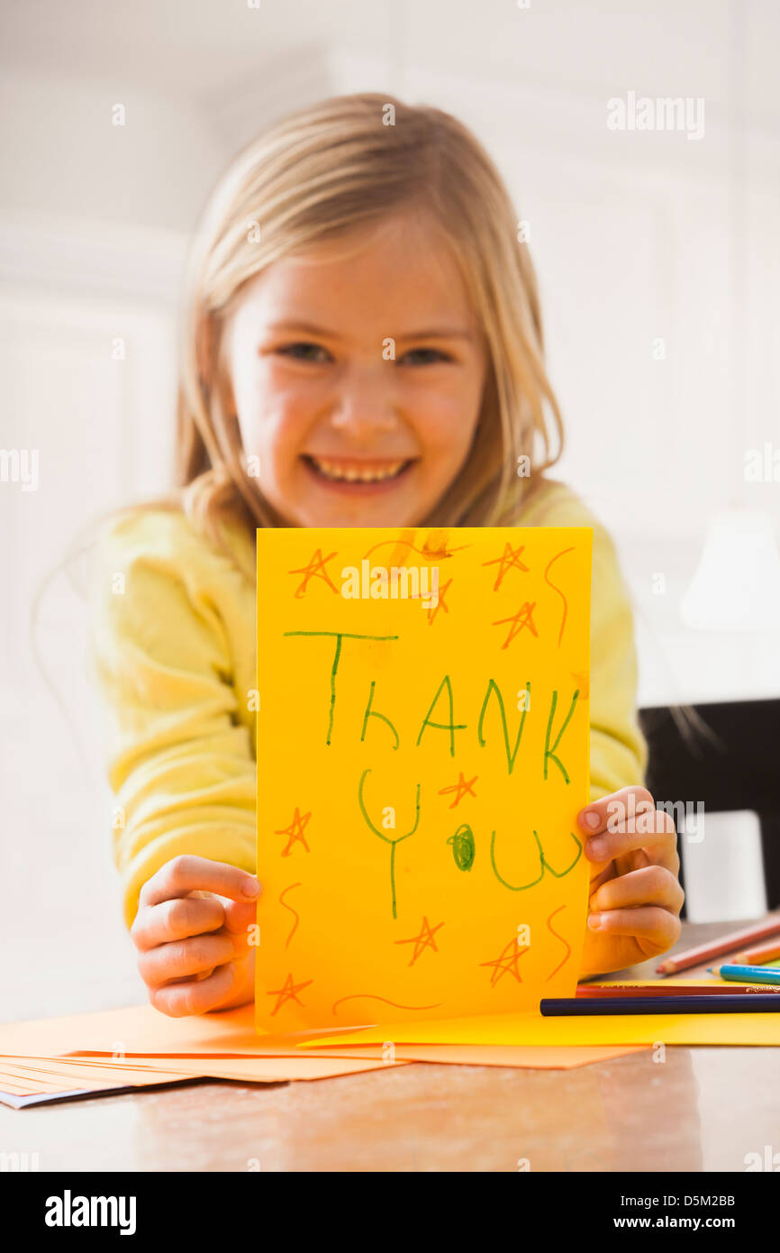 Merci fille Banque de photographies et d’images à haute résolution - Alamy