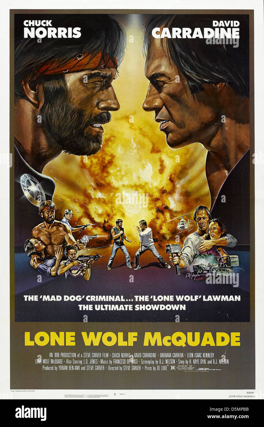 Chuck Norris Lone Wolf Mcquade Banque d'image et photos - Alamy