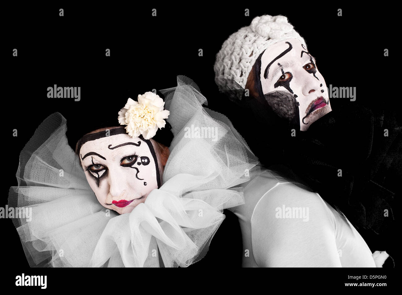 Clown triste Banque de photographies et d’images à haute résolution - Alamy