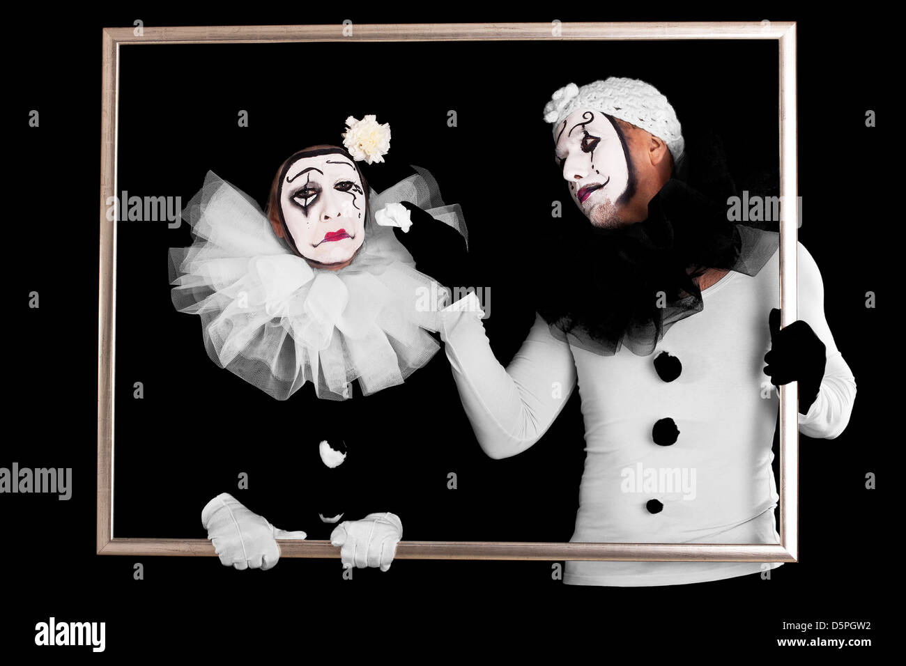 Clown triste Banque de photographies et d’images à haute résolution - Alamy