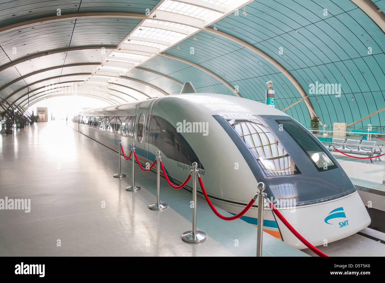 Interior of the maglev train Banque de photographies et d’images à ...