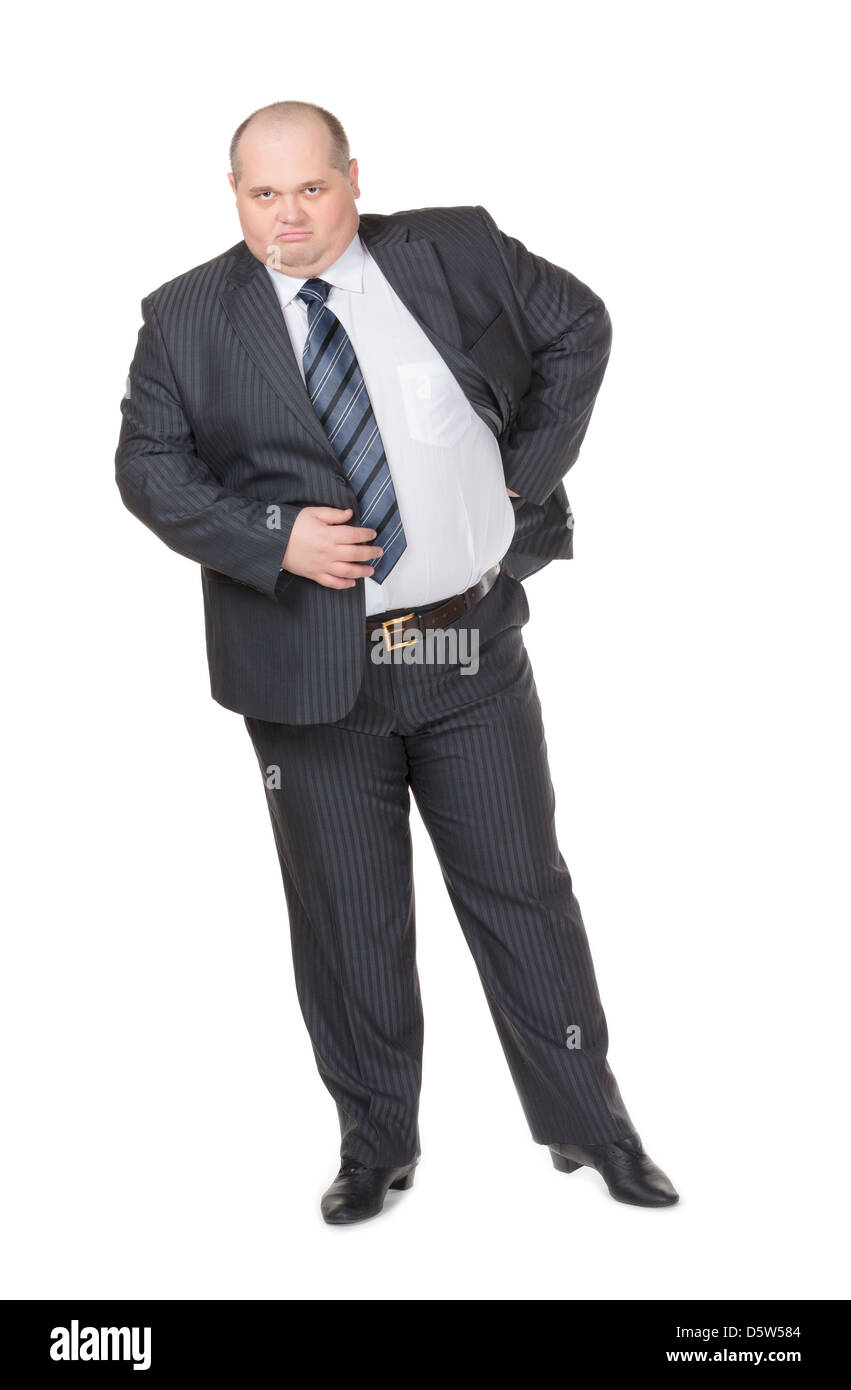 Fat businessman Banque de photographies et d’images à haute résolution ...