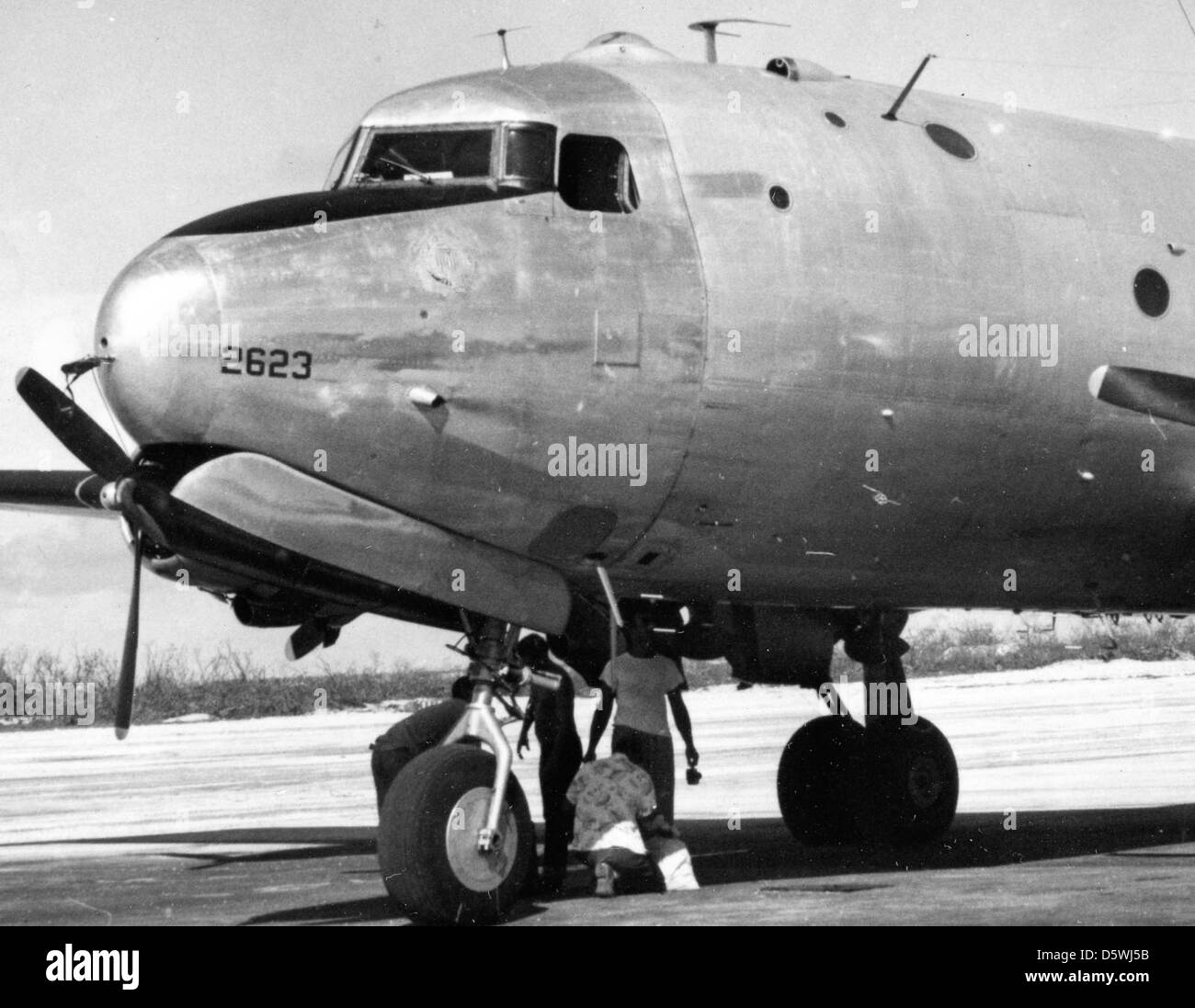 Douglas dc 4 Banque d'images noir et blanc - Alamy