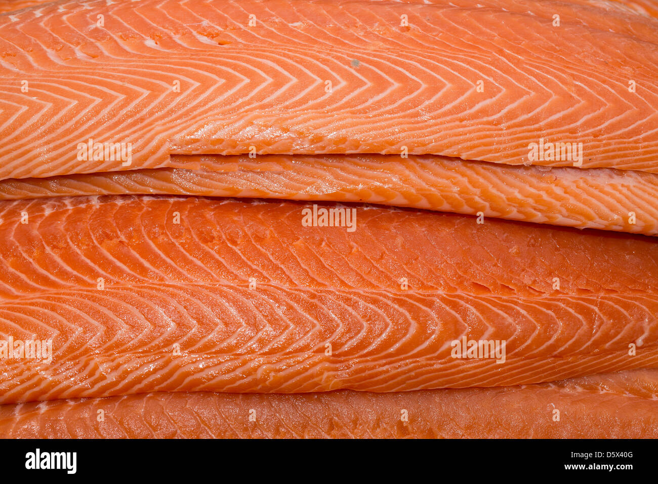 La chair de poisson filet de saumon frais Photo Stock - Alamy