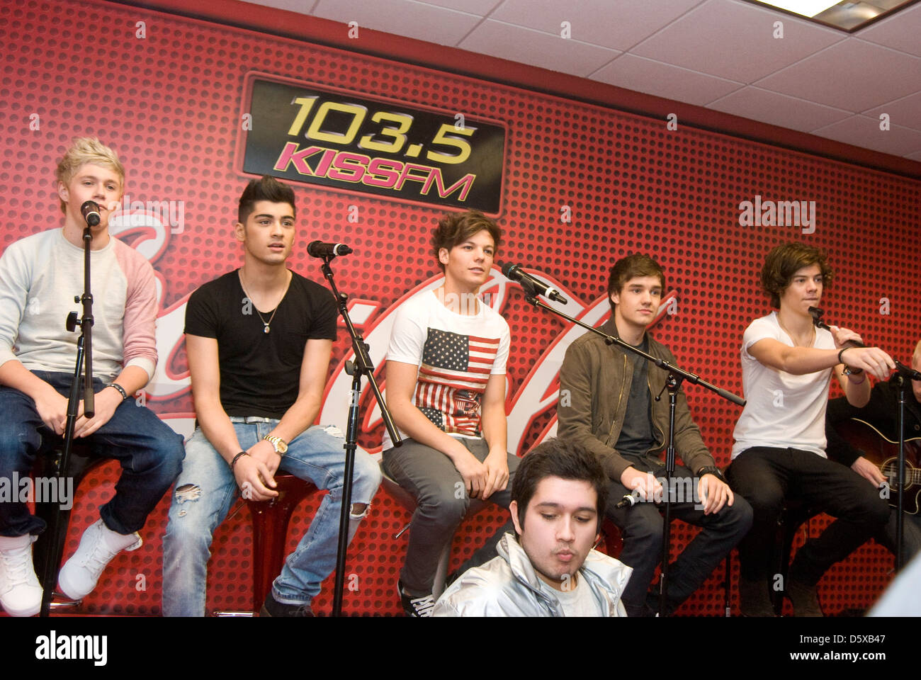 Niall Horan, Zayn Malik, Louis Tomlinson et Liam Payne, Harry Styles British boy band One ...