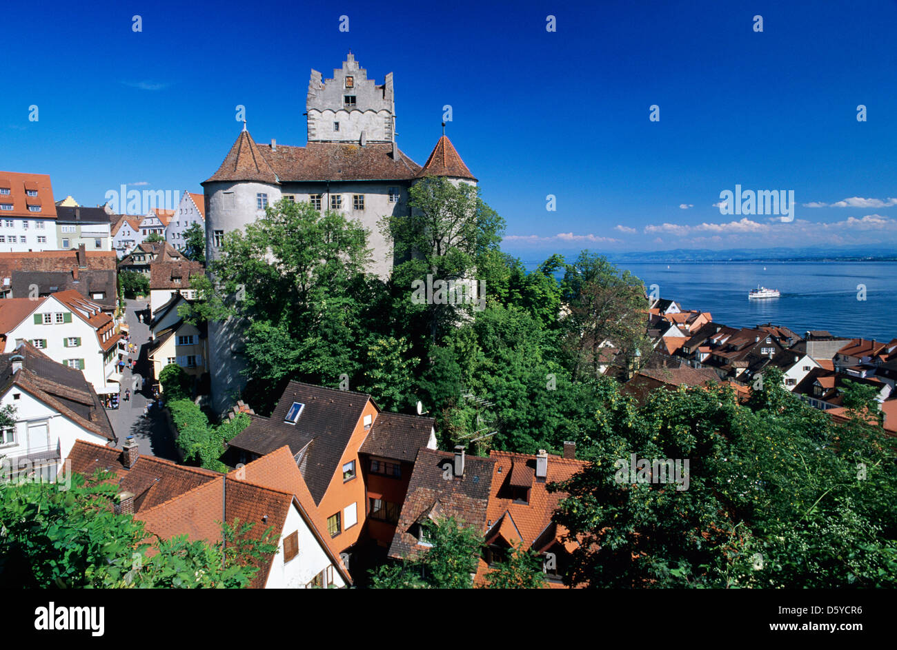 Vue sur la ville et le lac de Constance Photo Stock - Alamy