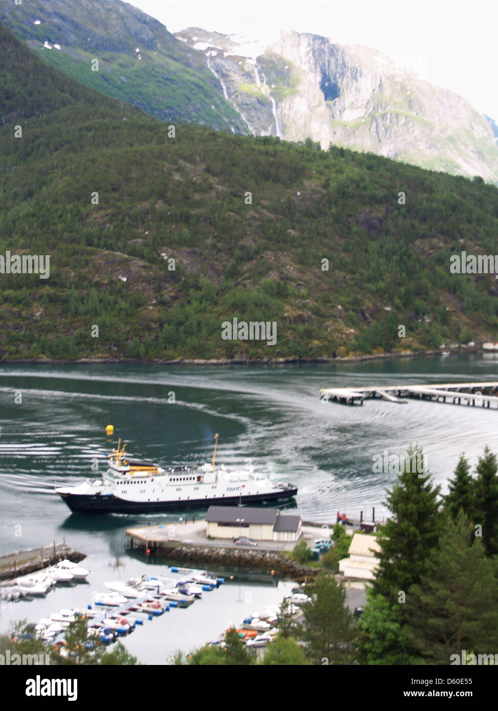 Ferry hellesylt geiranger geiranger fjord Banque de photographies et d ...