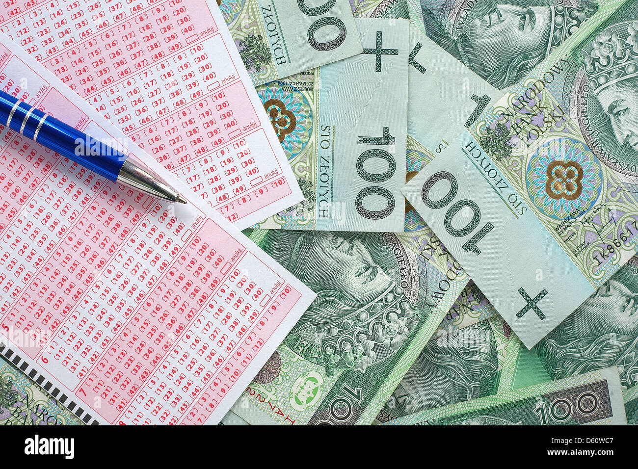 Billet de loto Banque de photographies et d’images à haute résolution ...