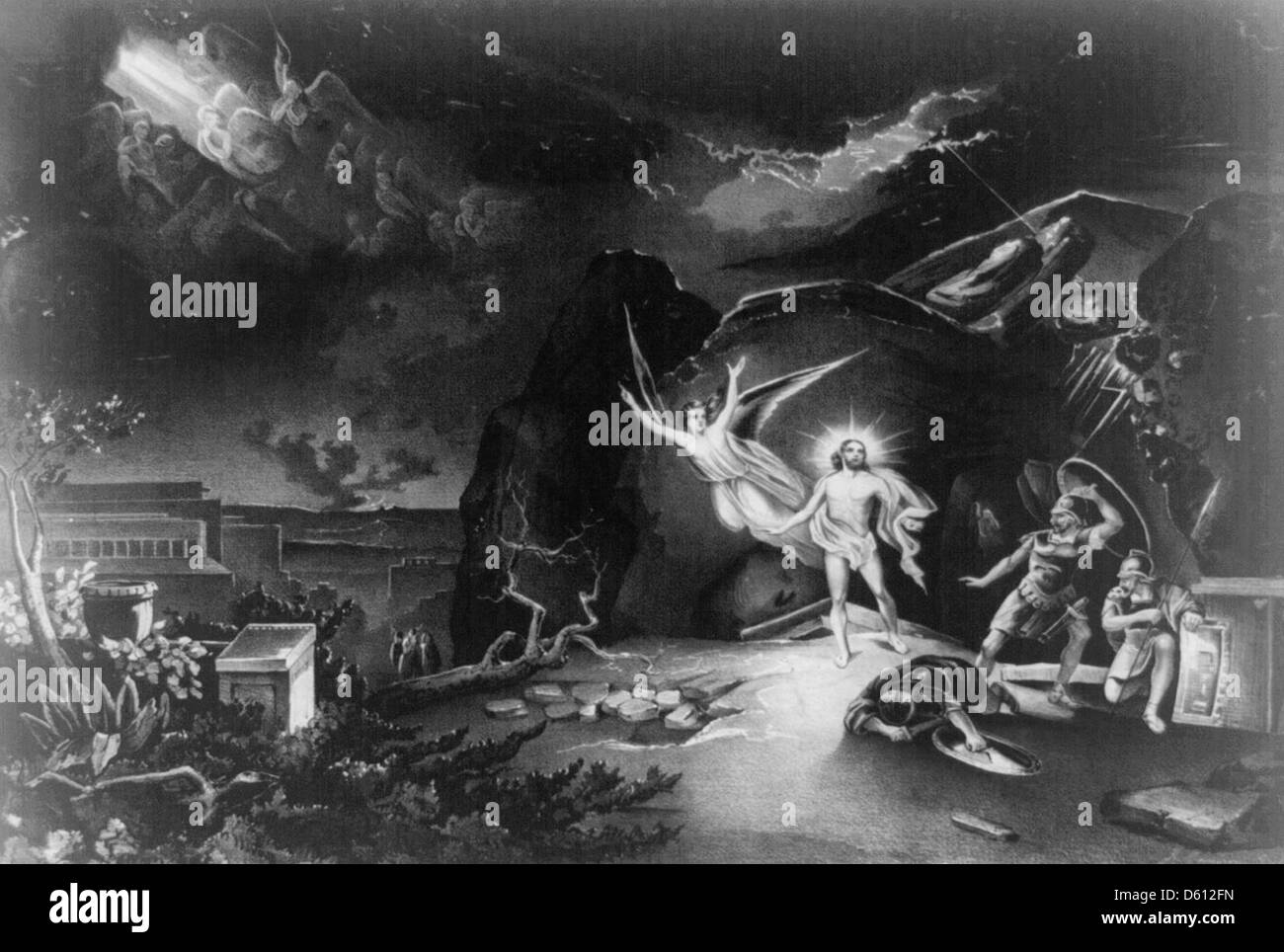 Jesus tomb angels Banque de photographies et d’images à haute résolution - Alamy