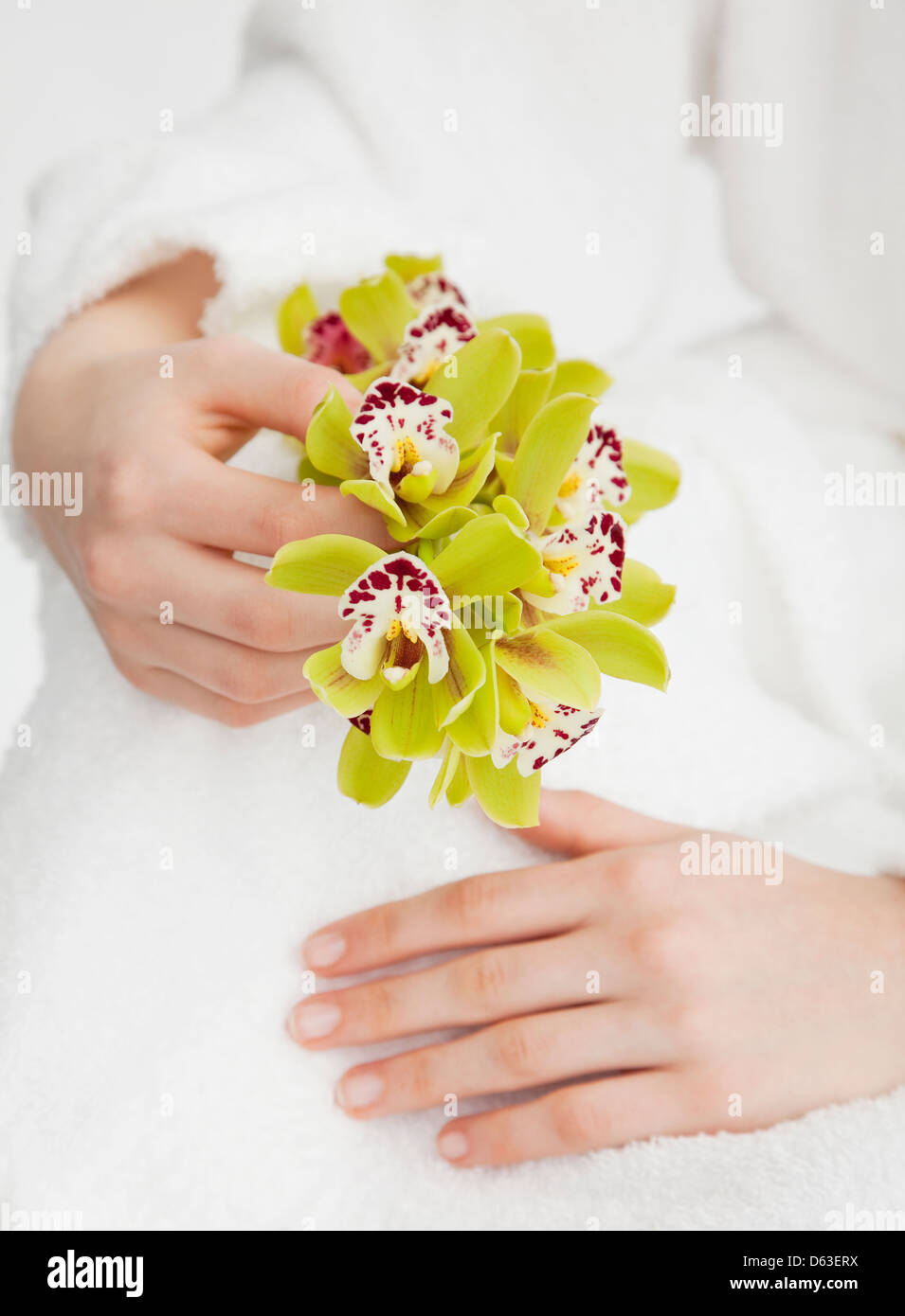 Main de fleurs Banque de photographies et d’images à haute résolution ...