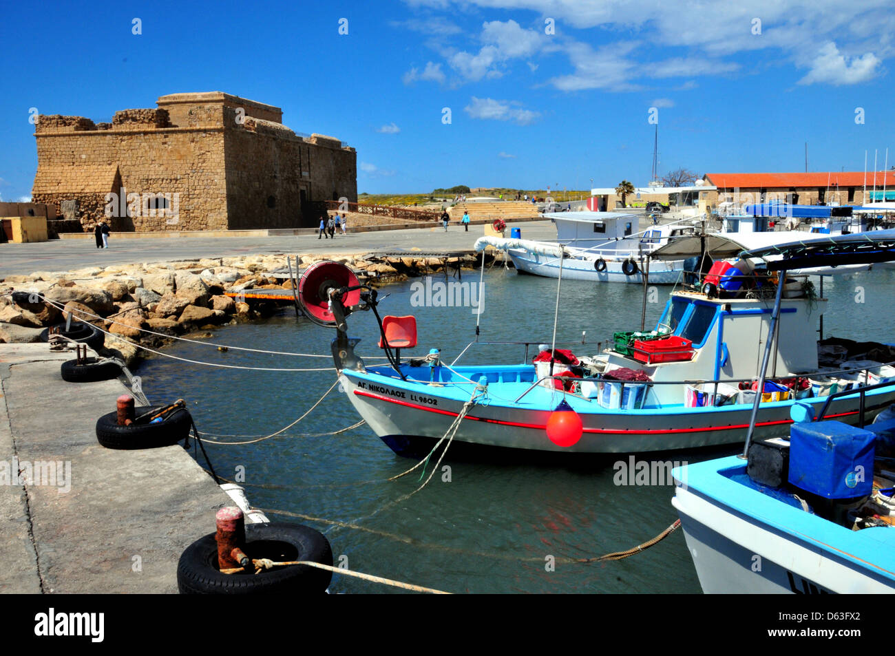 Pafos castle Banque de photographies et d’images à haute résolution - Alamy