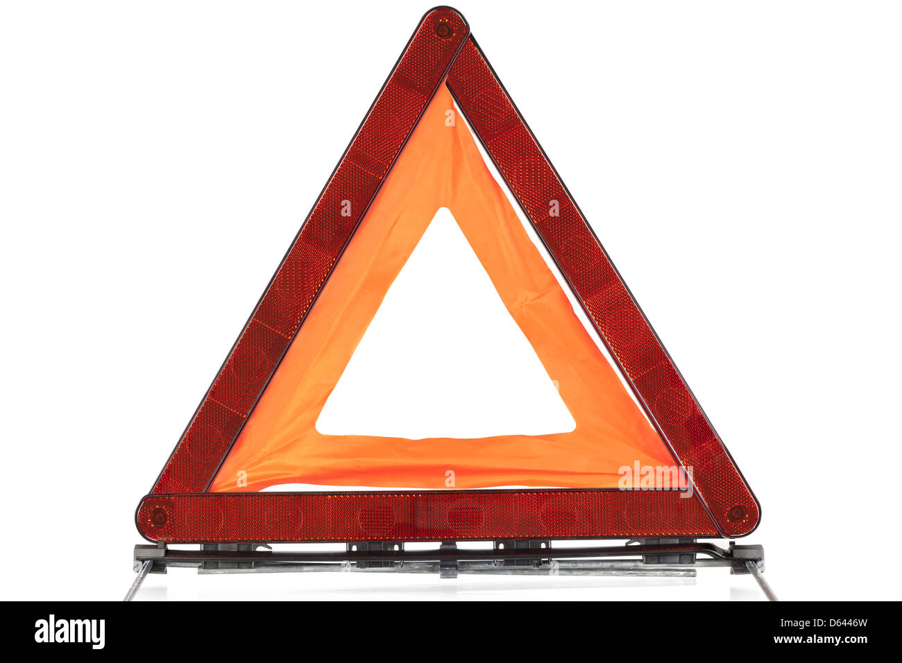 Panneau d'avertissement rouge sur blanc Banque de photographies et d ...