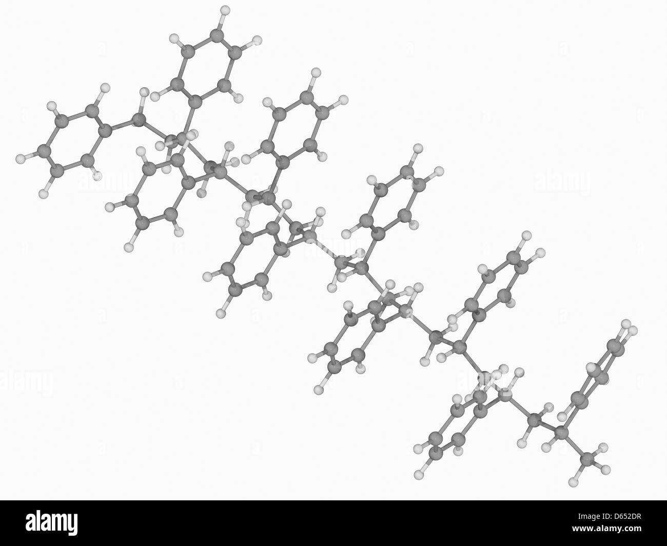 Molécule de polystyrène Photo Stock - Alamy