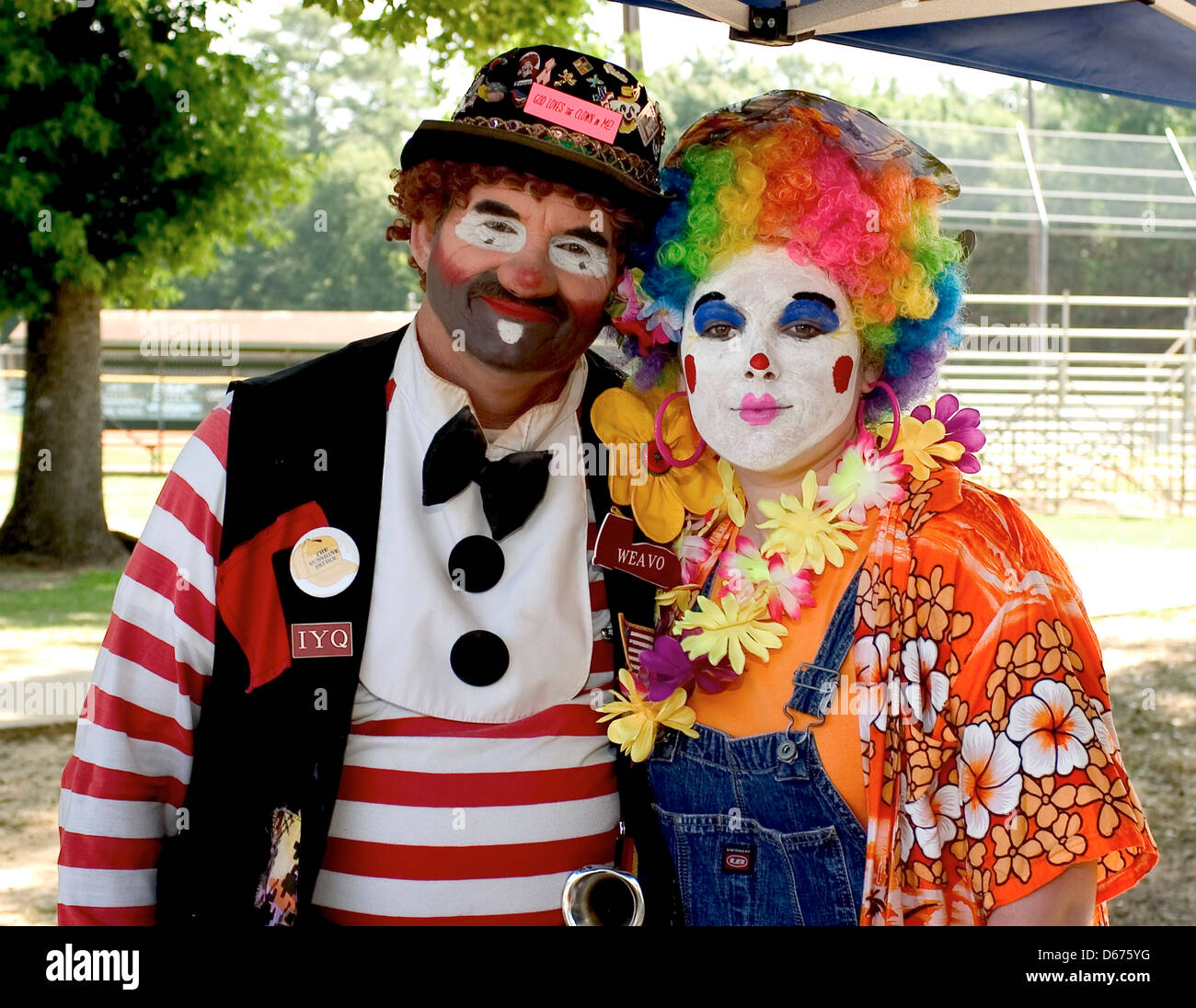 Femme clown Banque de photographies et d’images à haute résolution - Alamy