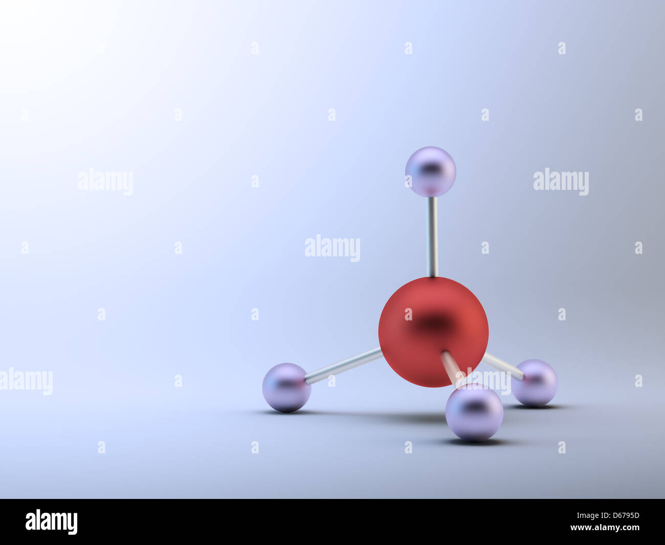 Methane gas molecular structure Banque de photographies et d’images à ...
