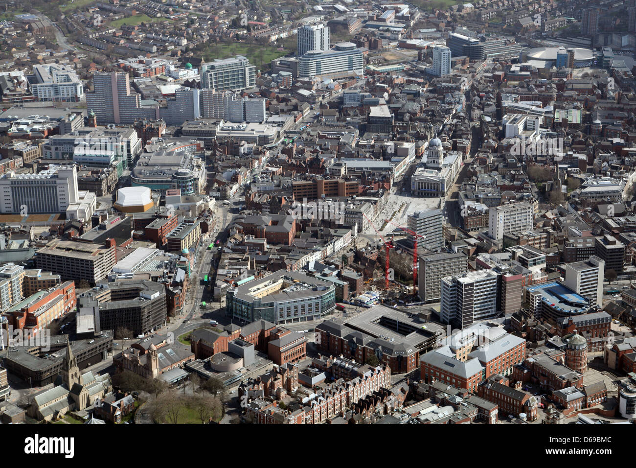 Le centre ville de nottingham Banque de photographies et d’images à ...