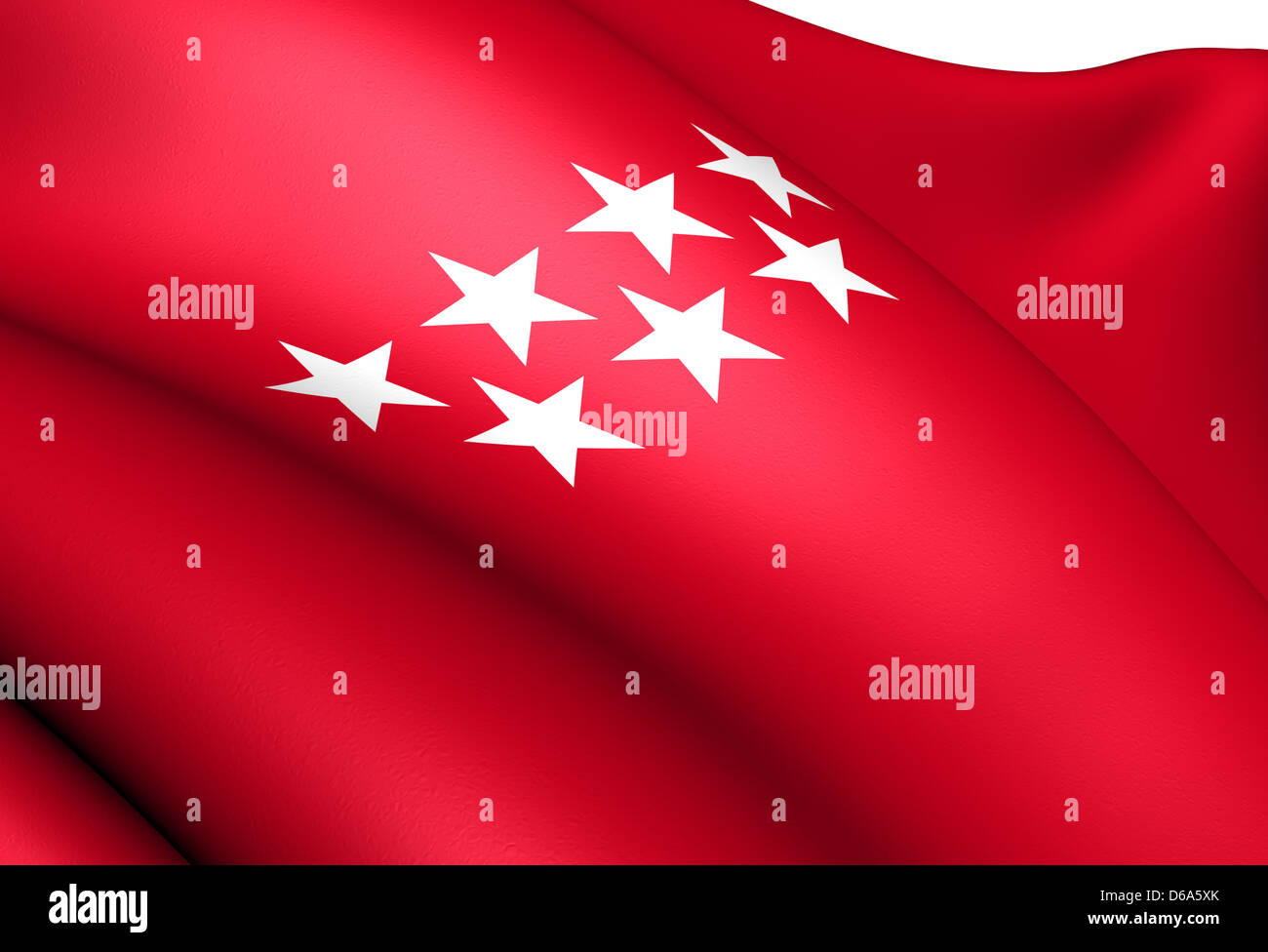 Madrid flag Banque de photographies et d’images à haute résolution - Alamy